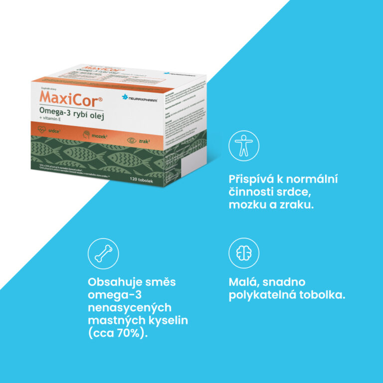 MaxiCor® Omega 3 rybí olej - Neuraxpharm CZ